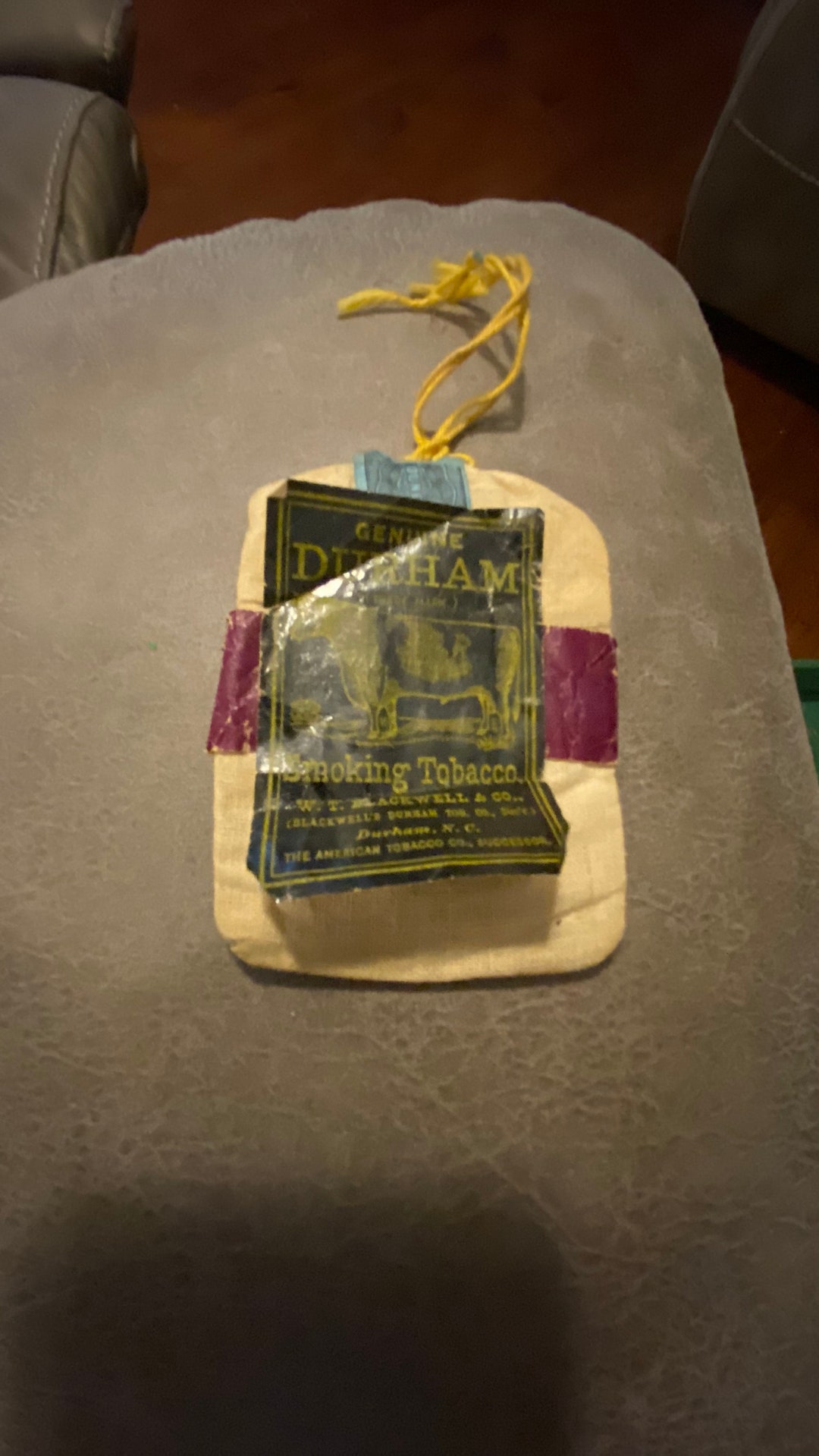 Vintage 2-genuine Bull Durham Smoking Tobacco Cotton Bags With Labels ...