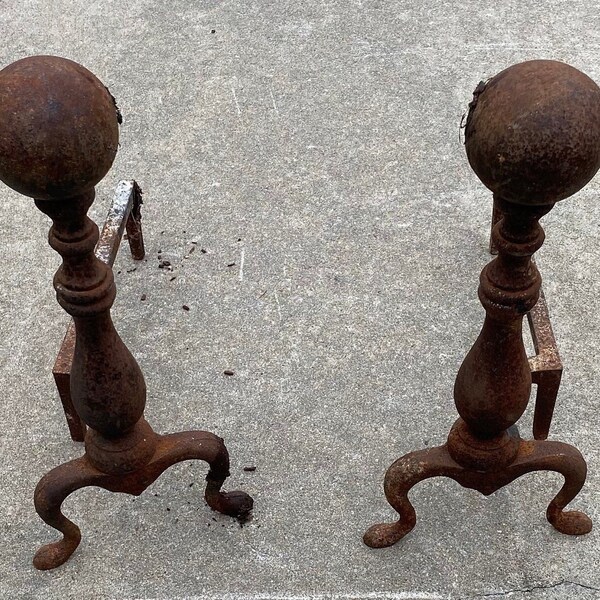 Large Andirons - Etsy