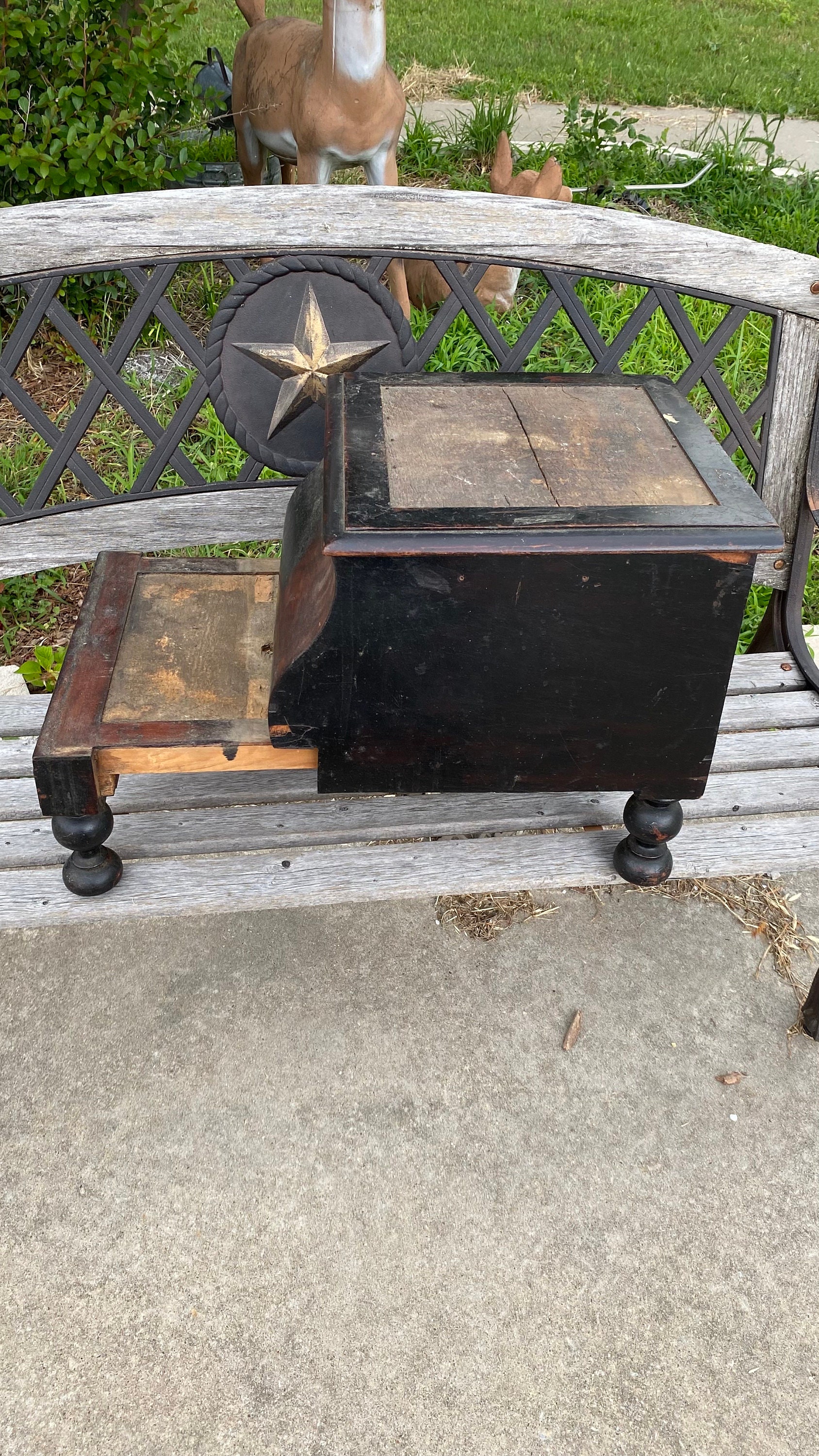 Antique Victorian Chamber Pot Chair With Extendable Foot Rest - Etsy