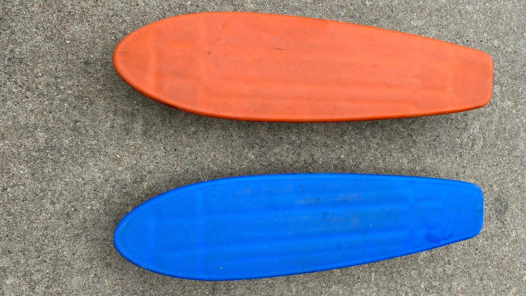 Vintage 1970’s Skateboards 5 1/2”wide X 21 1/2” Long With Hard Rubber ...