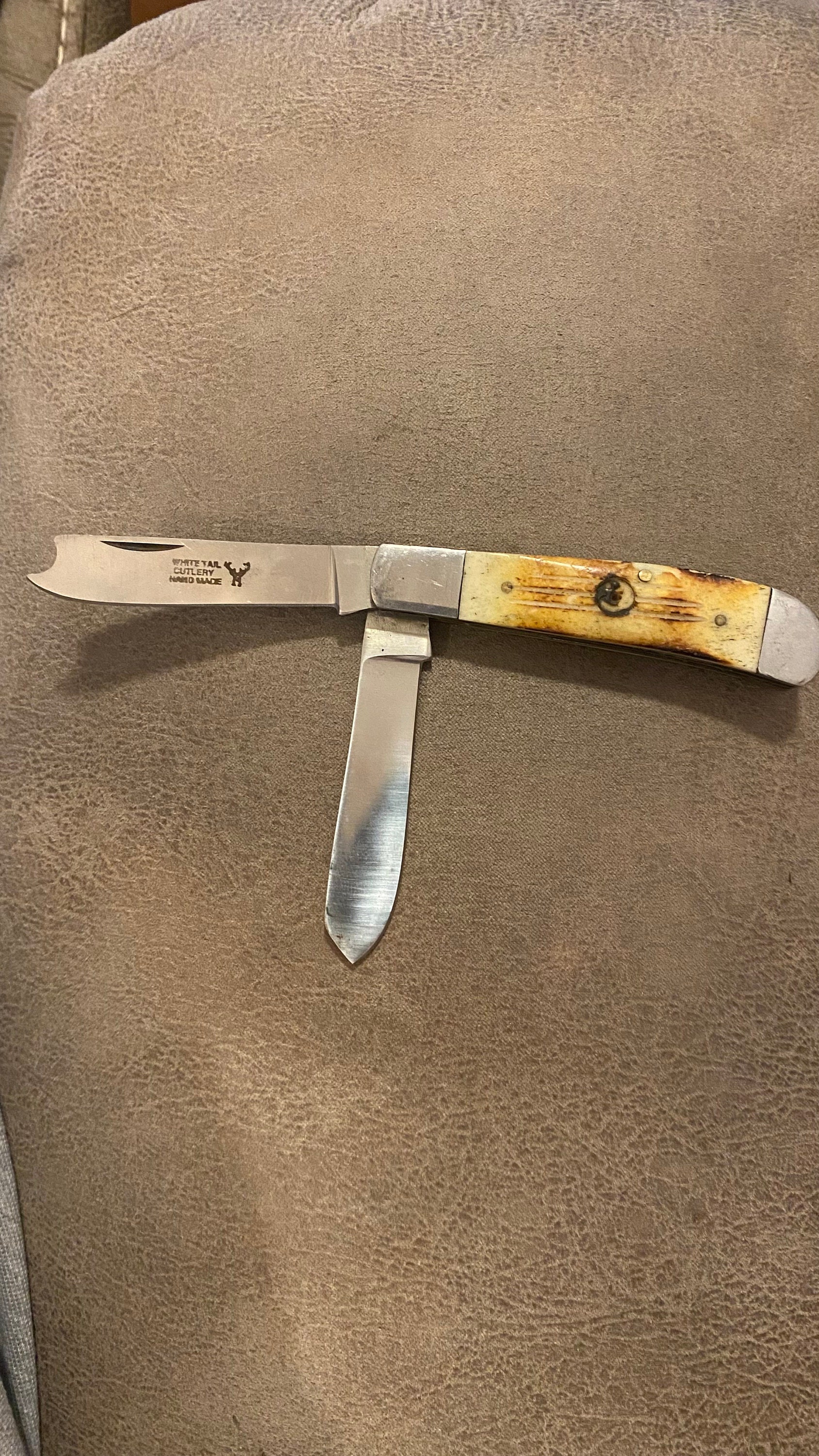 Vintage Whitetail Cutlery 3 1/22 Blade Knife. Never on a Stone - Etsy