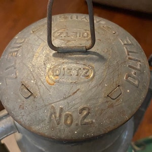 Vintage 1937-1957 Dietz no 2 D Lite Kerosene Lamp. Lightly Used Rescued From Years of Storage ...