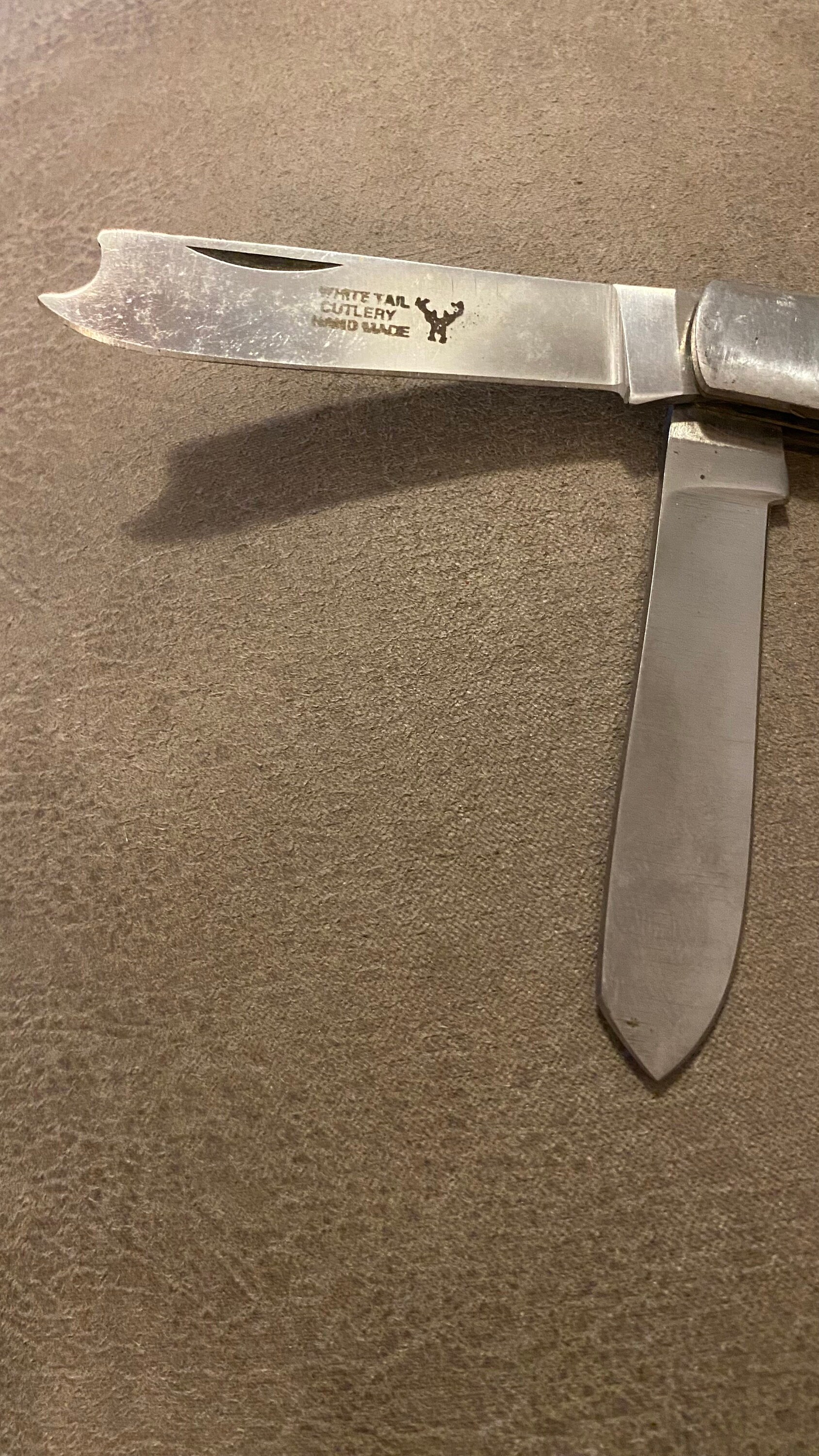 Vintage Whitetail Cutlery 3 1/22 Blade Knife. Never on a Stone - Etsy