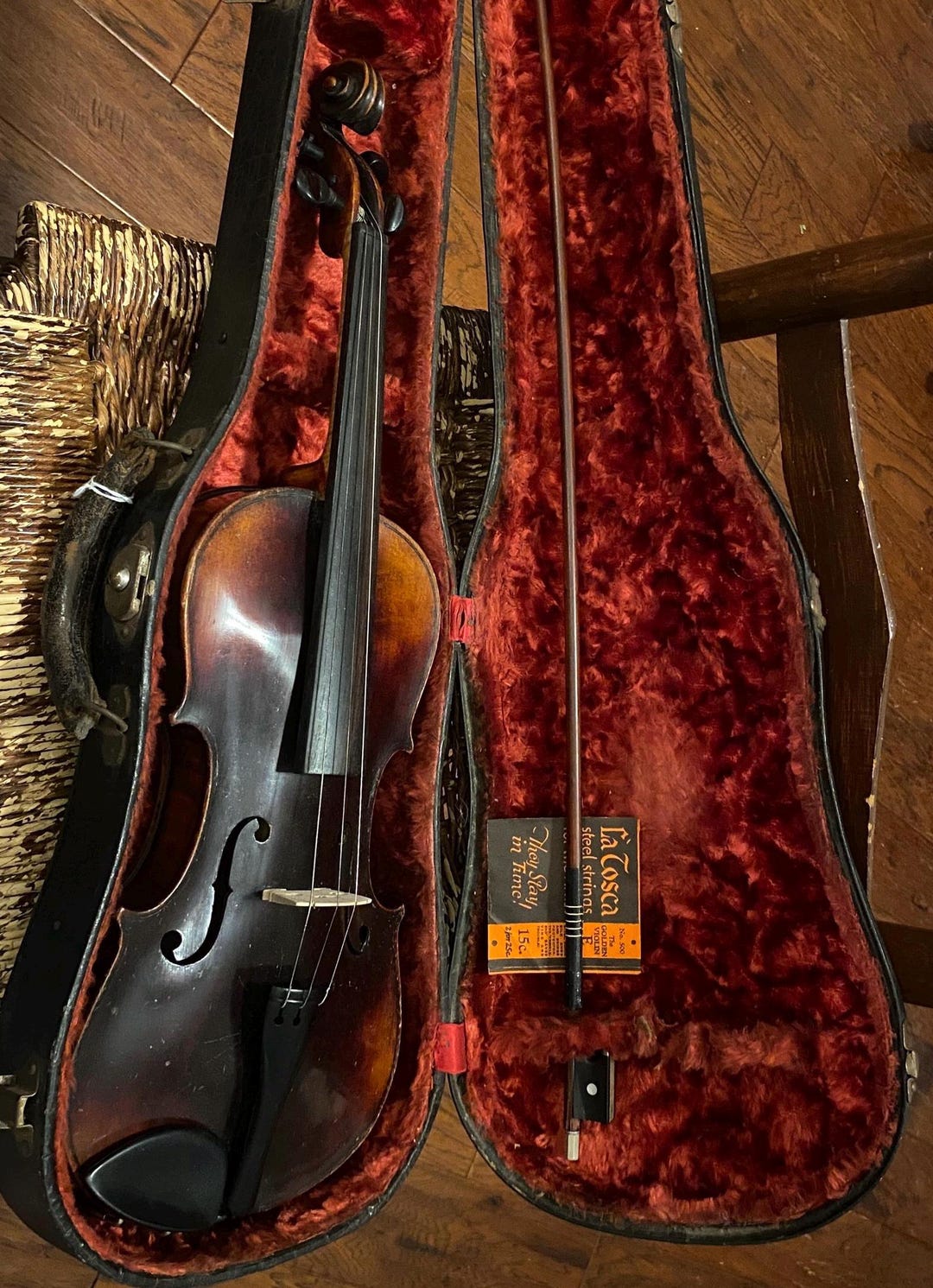 Antique RARE 1941 Copy of 4/4 Size Jacobus Stainer German Violin & Case ...