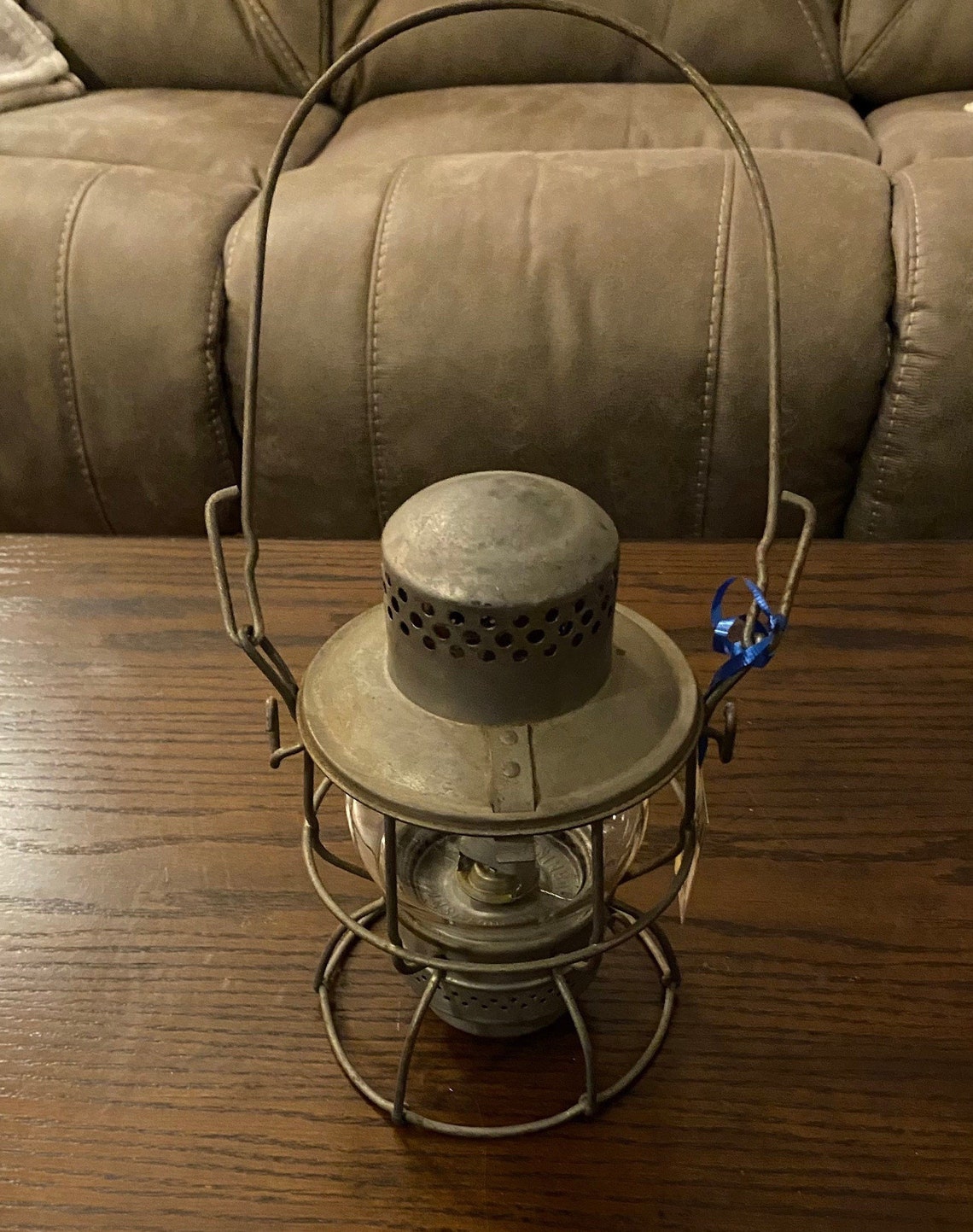 Vintage Adlake Railroad Oil Lamp. Old but New 1970s Stock With No ...
