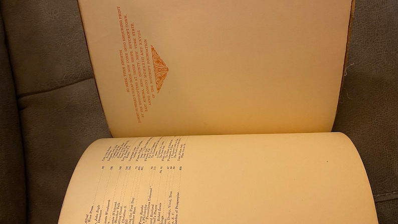 Vintage Very Rare 1923 Elbert Hubbard’s Scrap Book With Upside Down ...