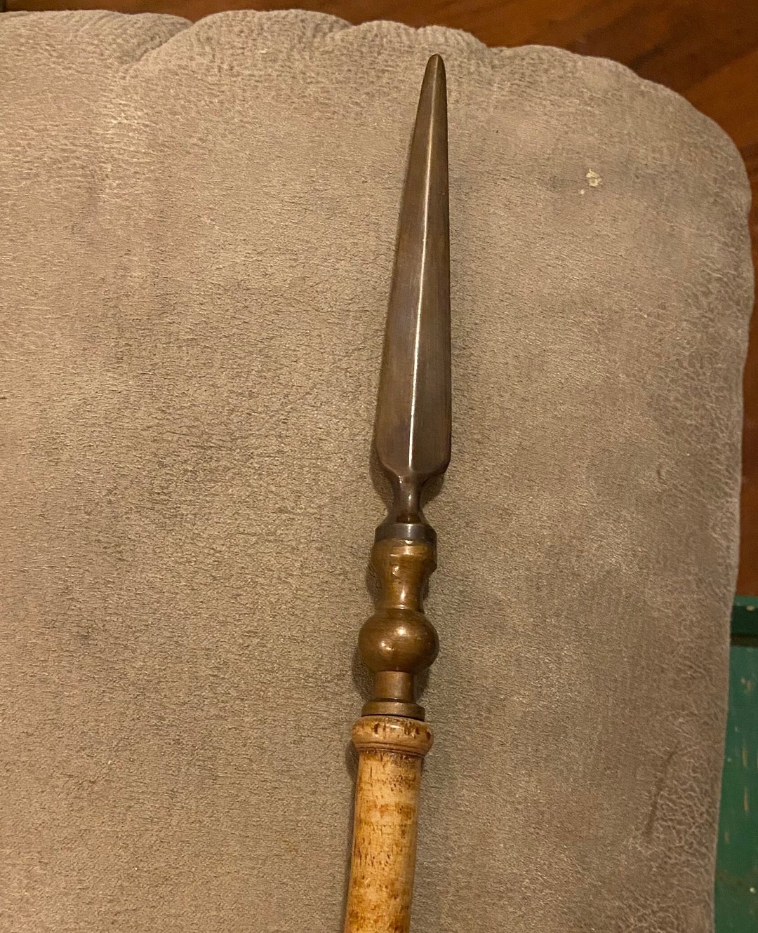 Vintage Copper Dagger Replica With Decorative Wood Handle-very Kool ...