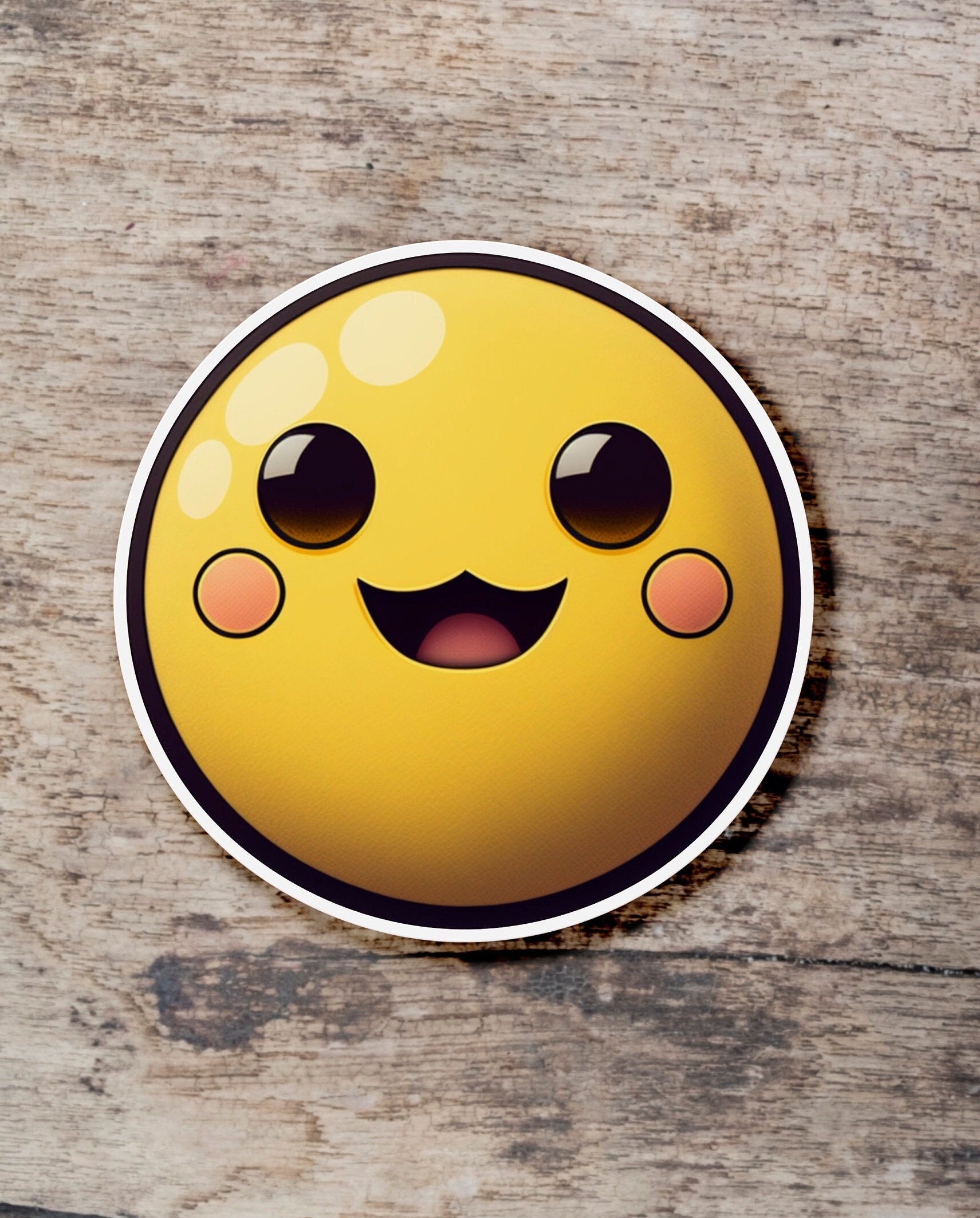 Smiley Face Sticker Cute Decal Gift - Etsy