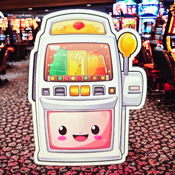 Slot Machine Decal - Etsy