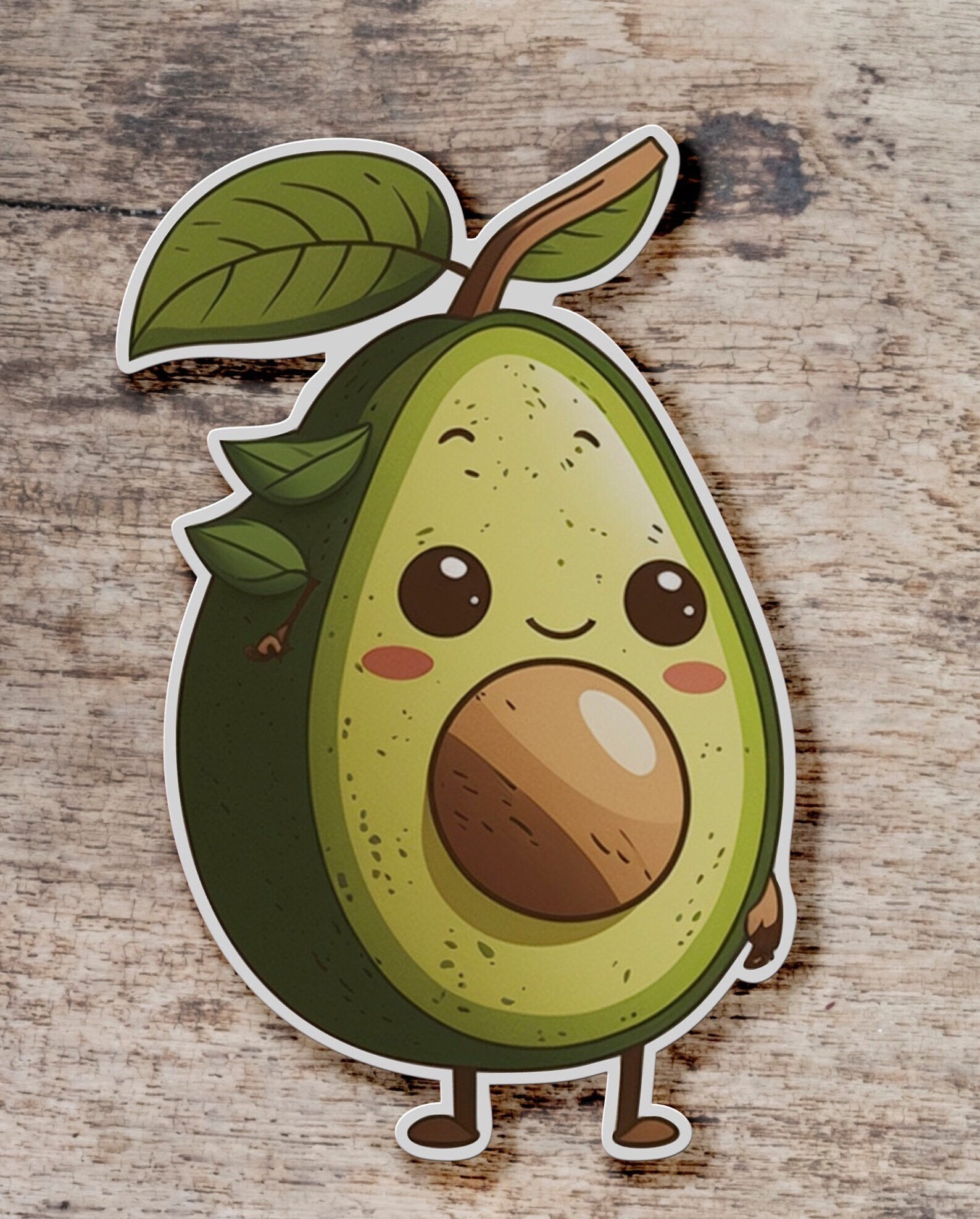 Avocado Sticker Very Cute Collect Them All - Etsy