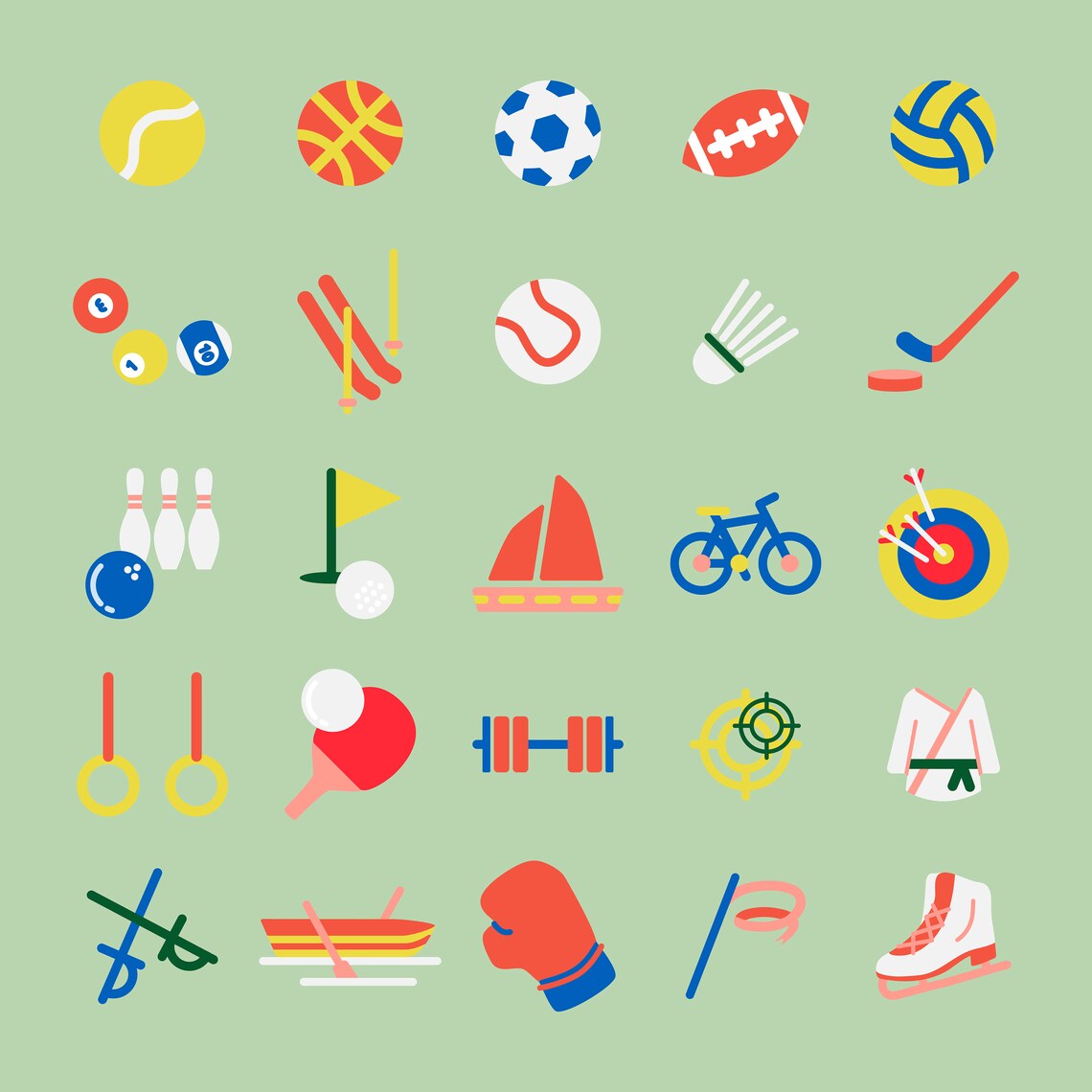 Kids Sports Poster - Etsy
