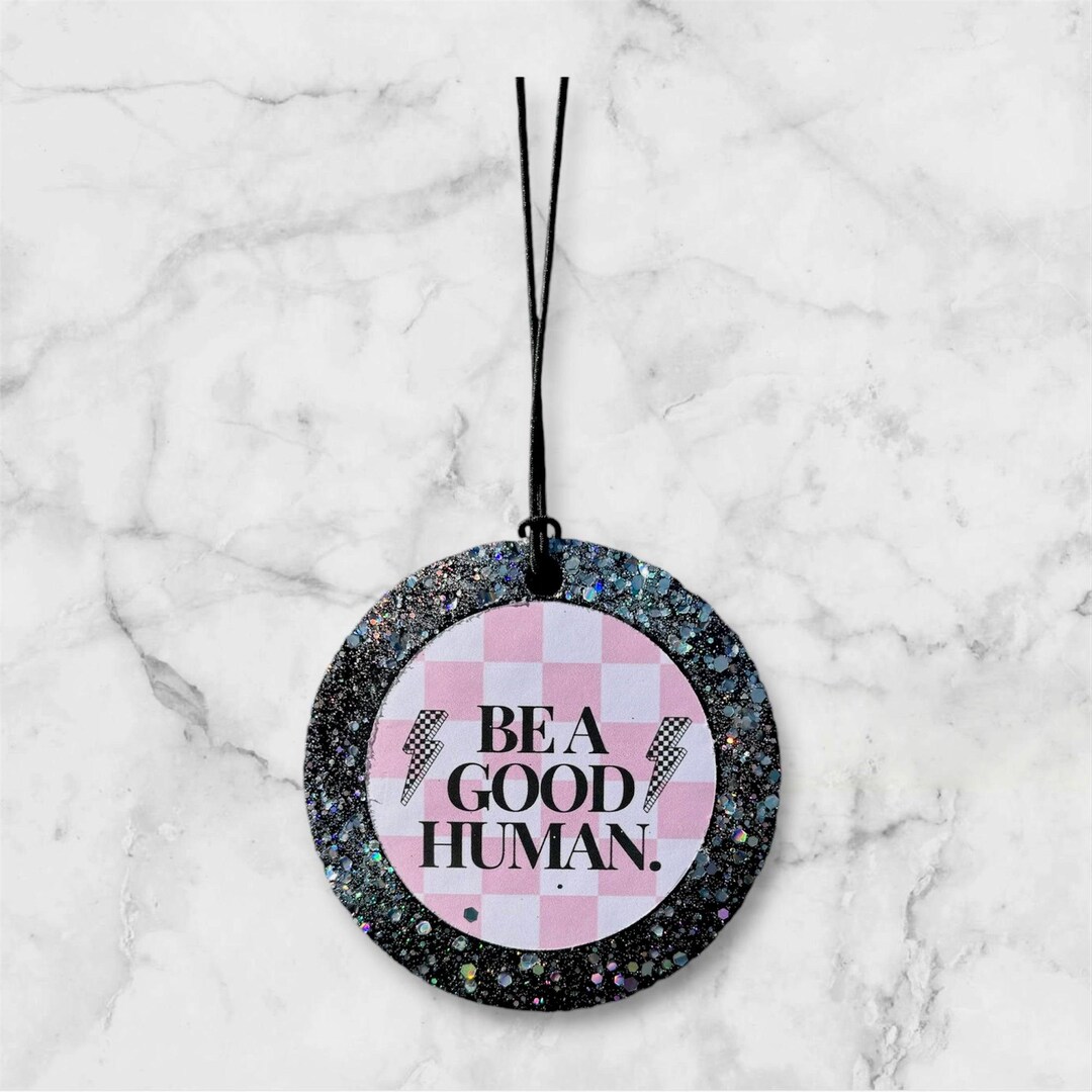 Be a Good Human Volcano Sunrise Car Freshie - Etsy