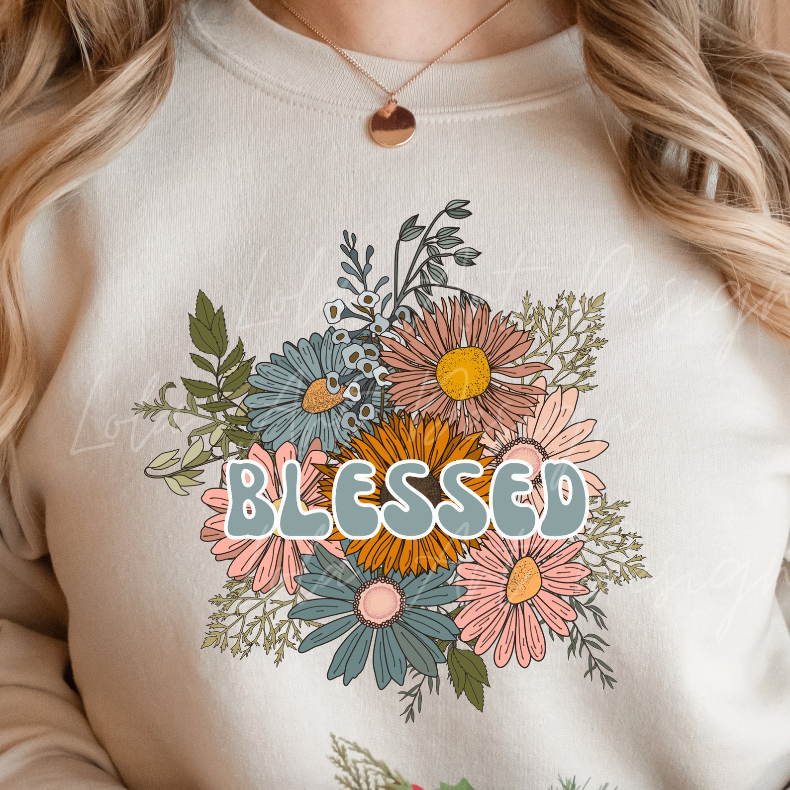 Blessed PNG for Sublimation, Boho Blessed Shirt Designs Png, Blessed ...