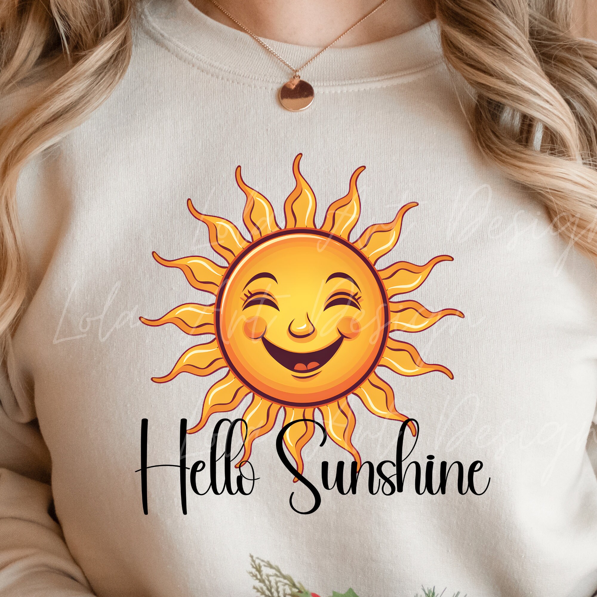 Hello Sunshine PNG Sublimation Design, Cute Funny Smiling Sun Png, Fun ...