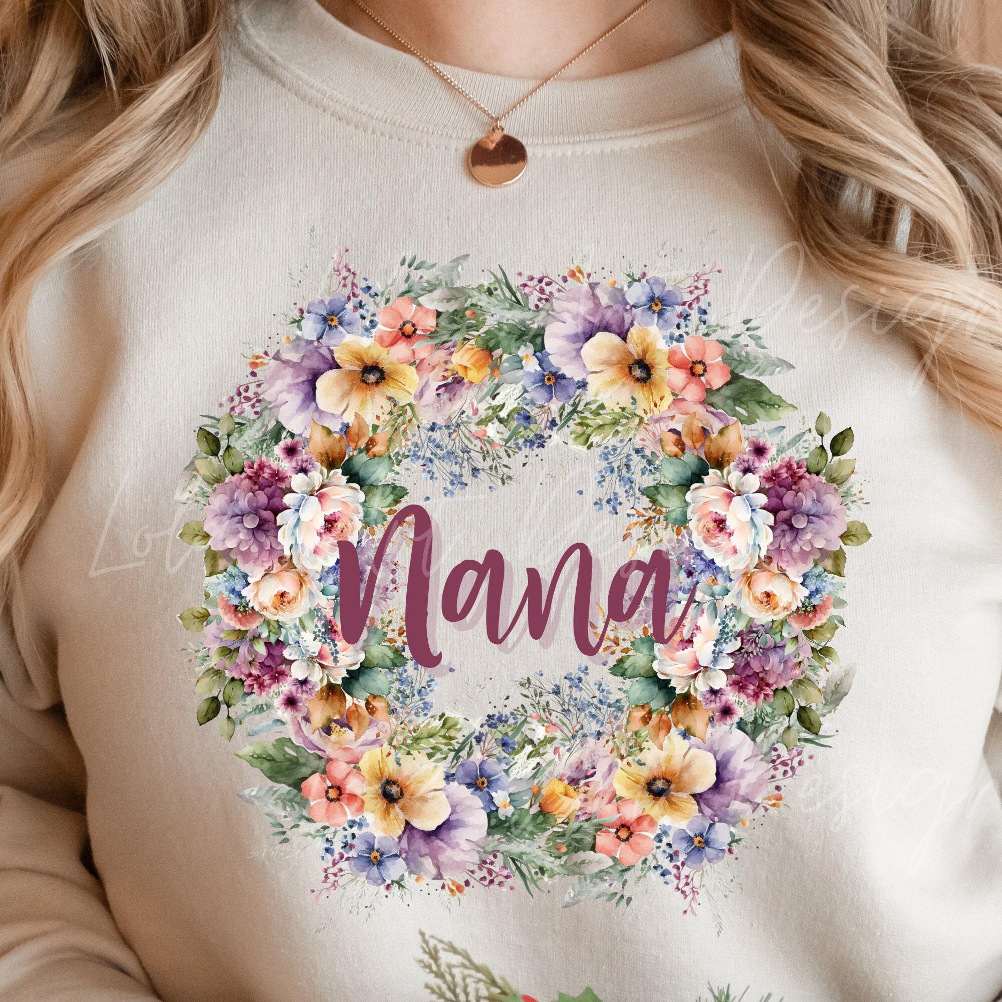 Floral Nana PNG Sublimation Design, Easter Boho Nana Shirt Design Png ,nana Clipart, Spring ...