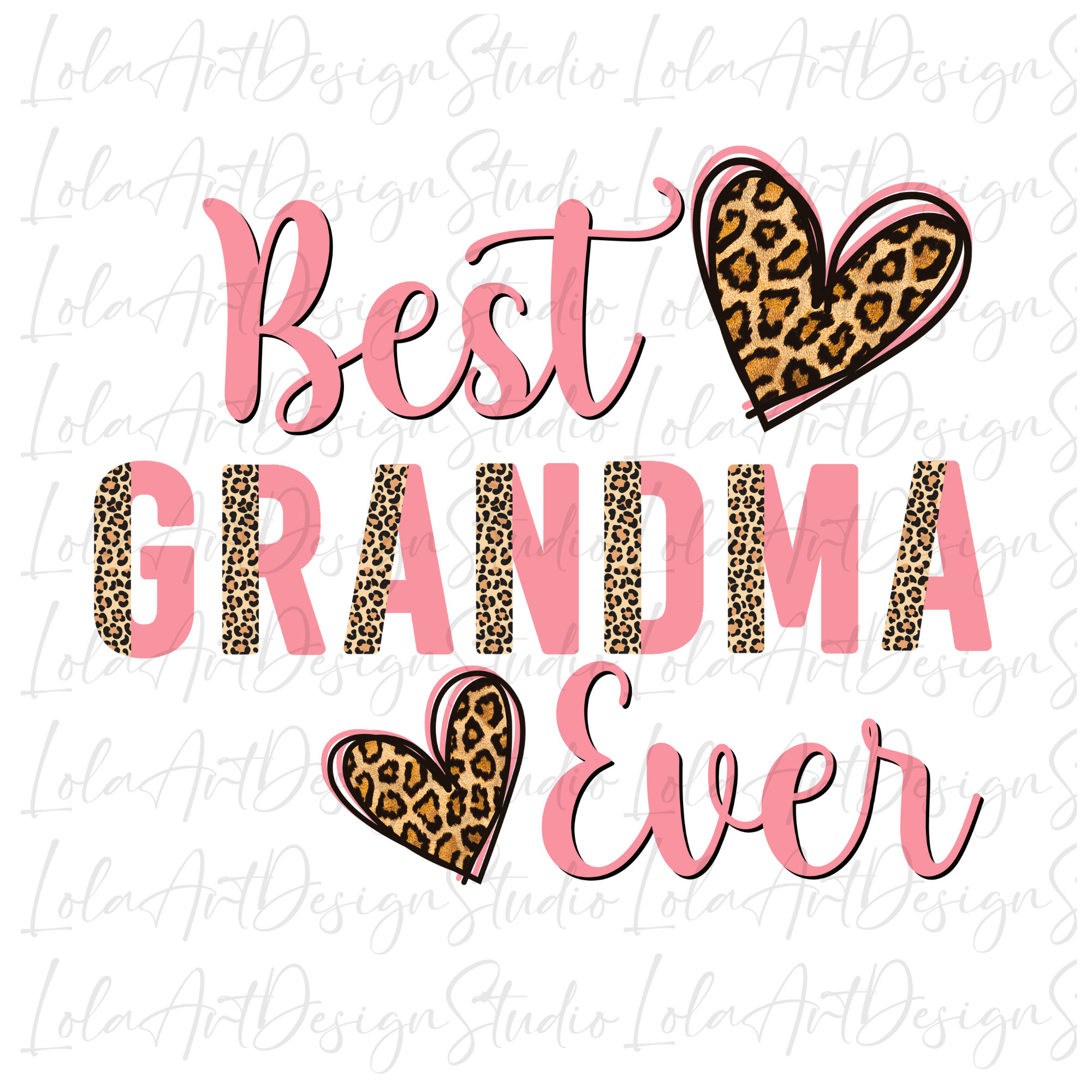 Best Grandma Ever Png, Grandma Sublimation Design Download, Pink ...