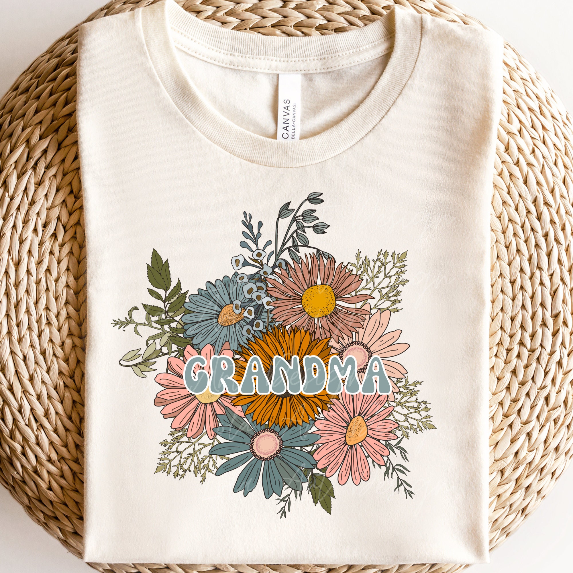 Grandma PNG for Sublimation Boho Grandma Shirt Design Png - Etsy