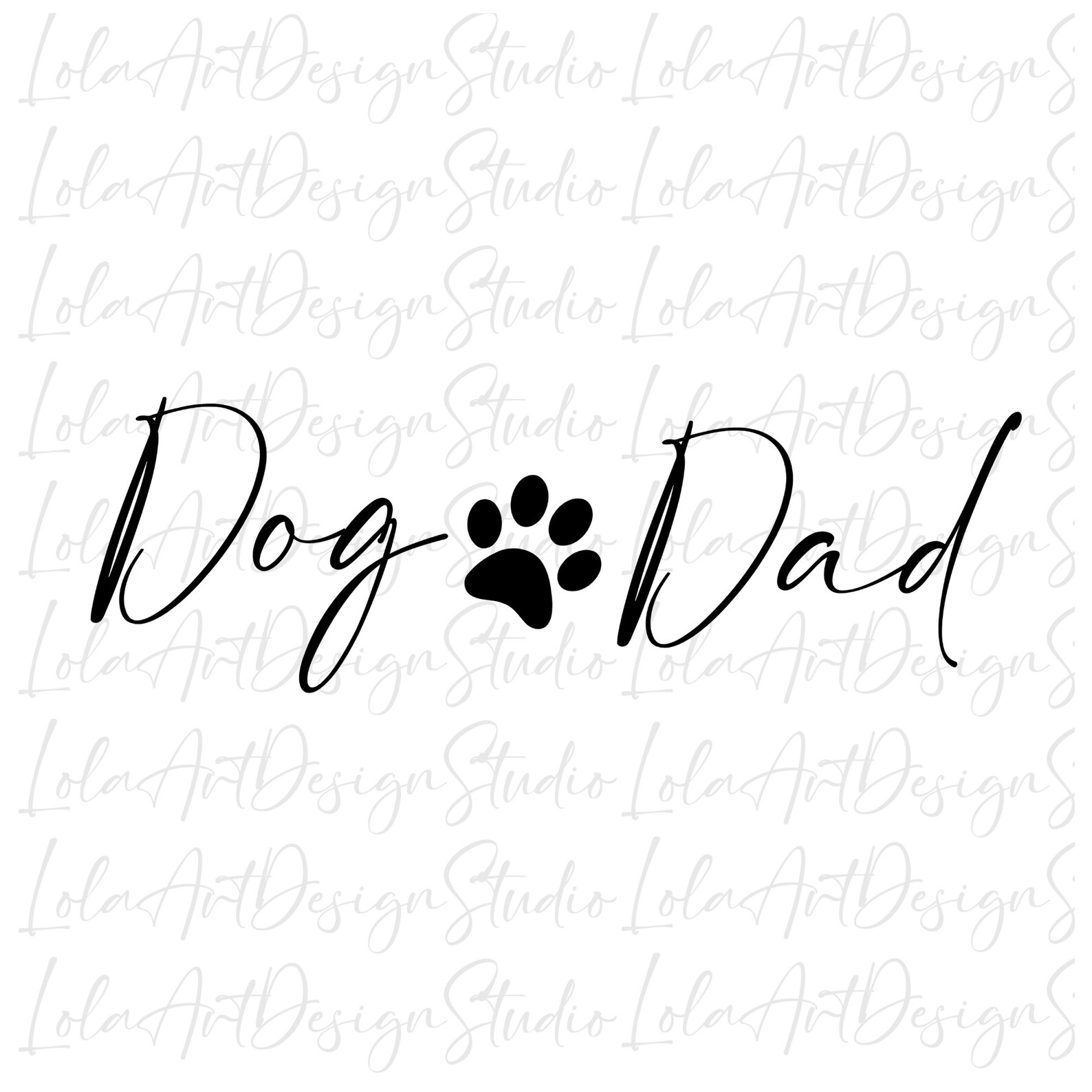 Dog Dad SVG and PNG for Sublimation, Dog Dad Paw Shirt Designs Png, Dog ...