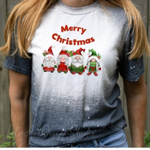 Merry Christmas Gnomes Png Sublimation Design Red Christmas - Etsy