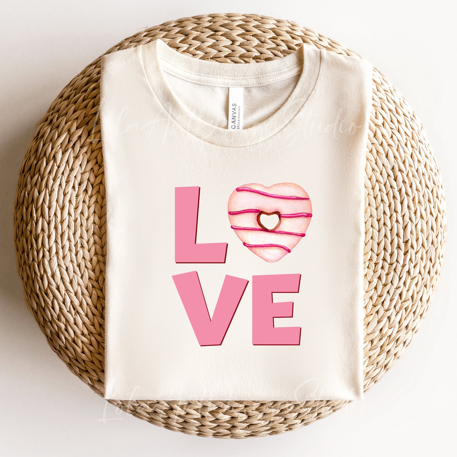 Love Pink Valentines PNG Sublimation, Valentine's Day Pink Shirt Design ...