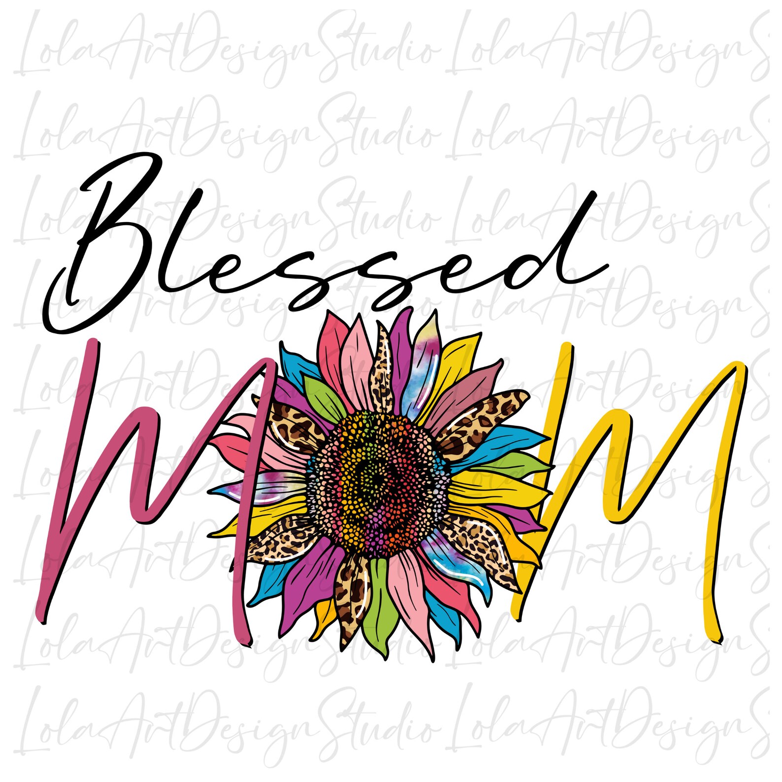 Blessed Mom PNG for Sublimation, Blessed Mom Shirt Designs Png, Blessed ...