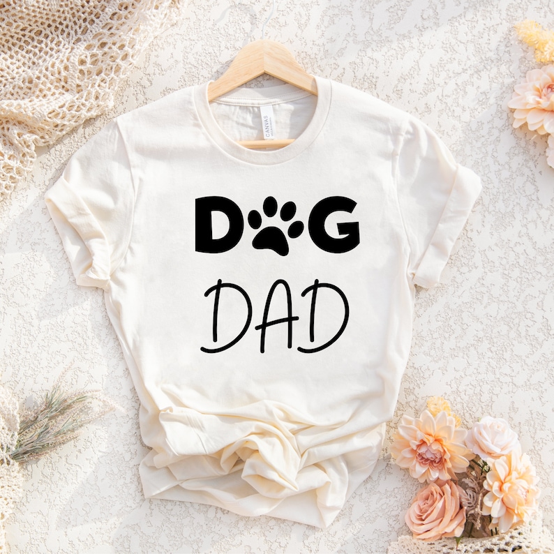 Dog Dad PNG for Sublimation Dog Dad Paw Shirt Designs Png - Etsy
