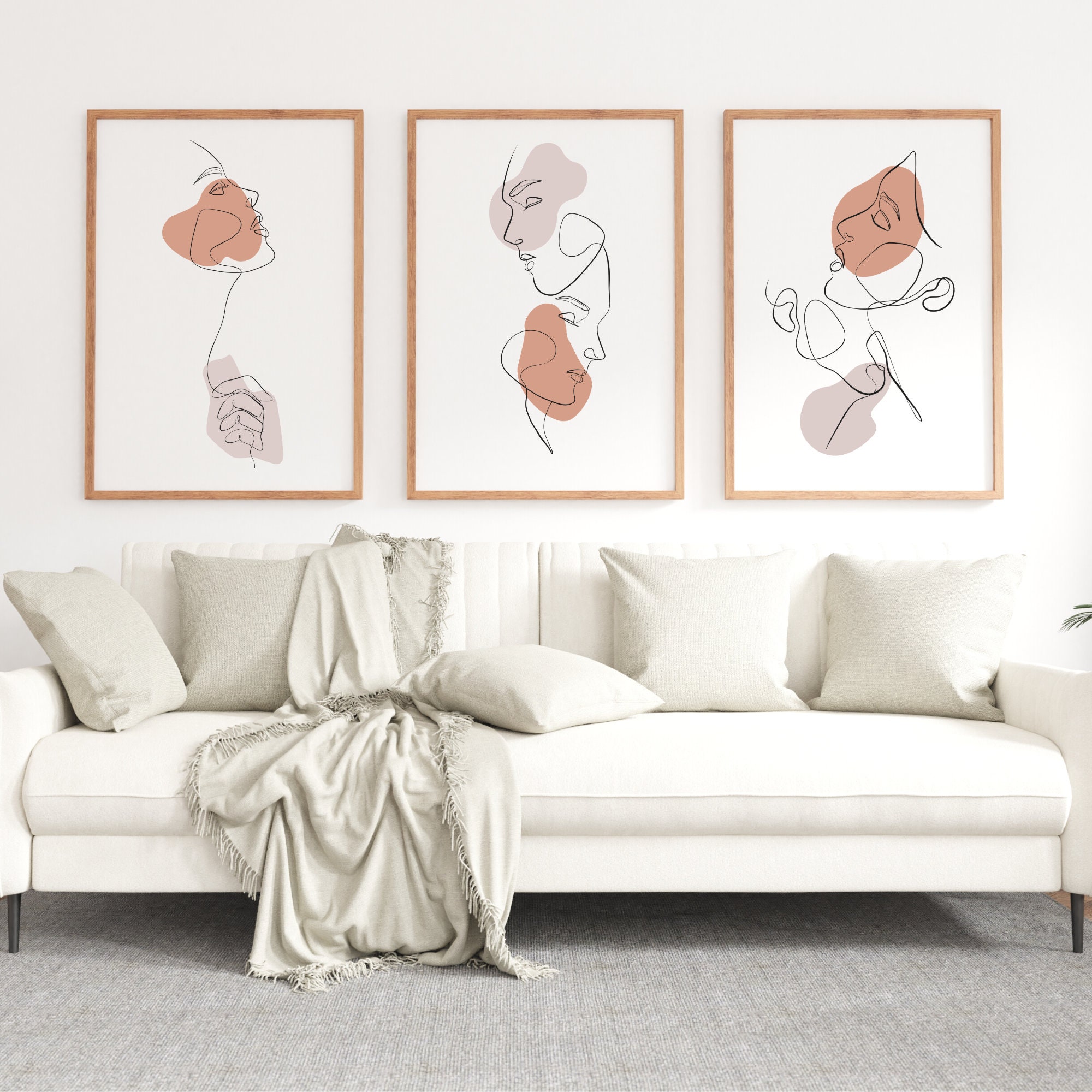 Printable One Line Art Drawing, Couple Line Art, Romantic Couple Set of ...