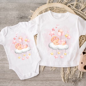 Cute Baby PNG Sublimation, Cute Baby Girl Shirt Design, Pink Baby With ...