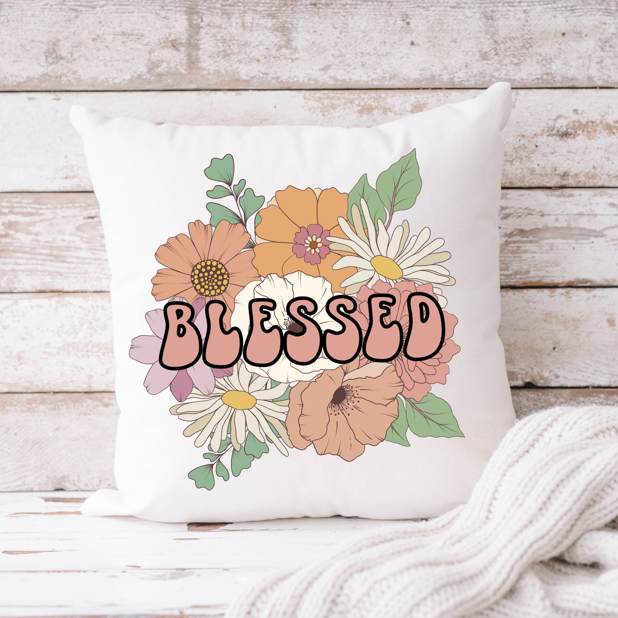 Blessed PNG for Sublimation, Boho Blessed Shirt Designs Png, Blessed ...