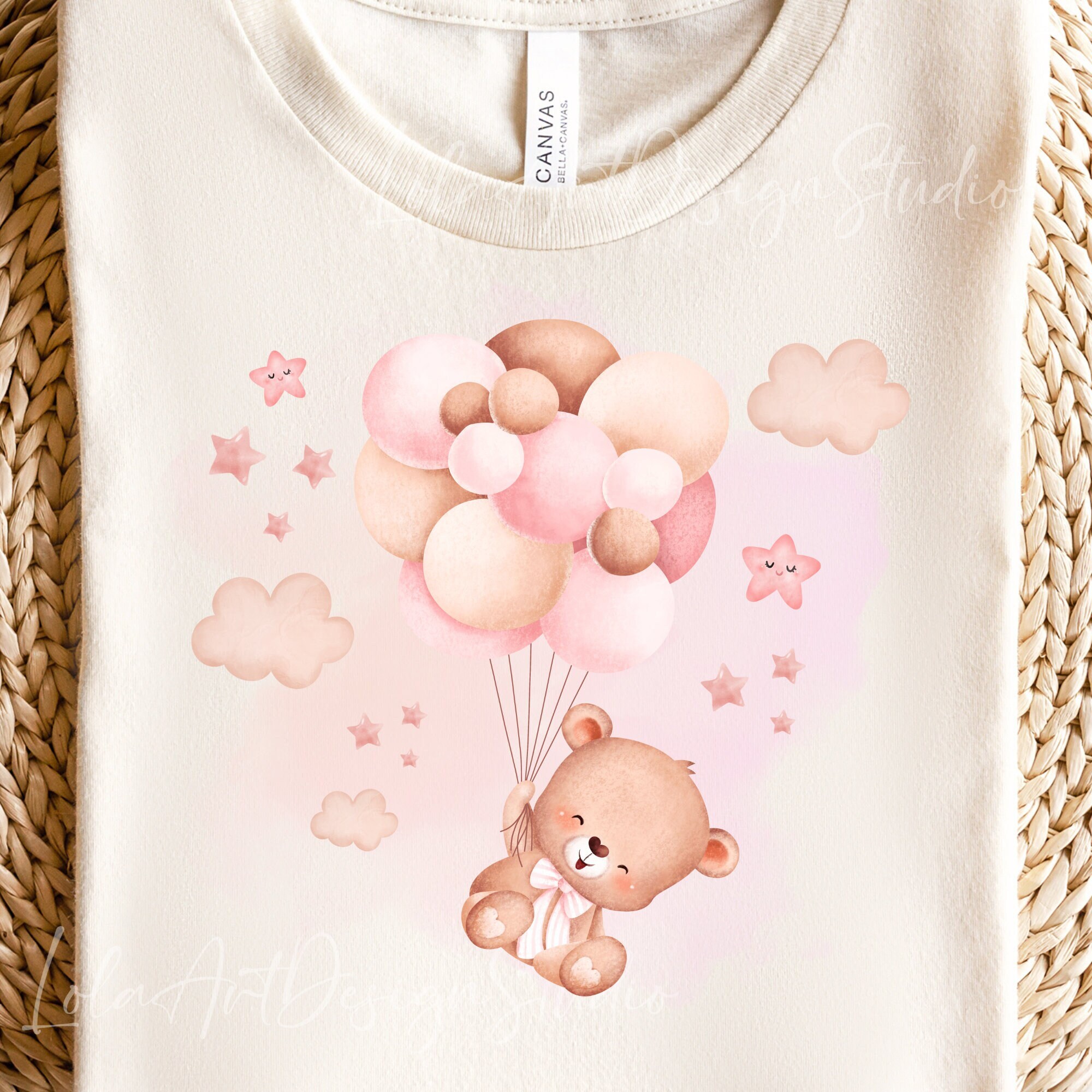 Teddy Bear PNG Sublimation, Pink Teddy Bear Shirt Design, Pink Teddy ...