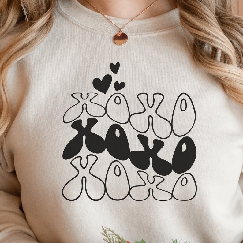 Xoxo Svg and Png Files for Cricut, Love Xoxo With Hearts Svg, XOXO PNG ...