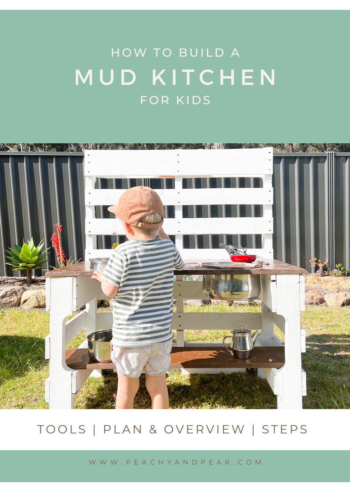 How to Build A Mud Kitchen for Kids Digital Printable Download. Mud ...