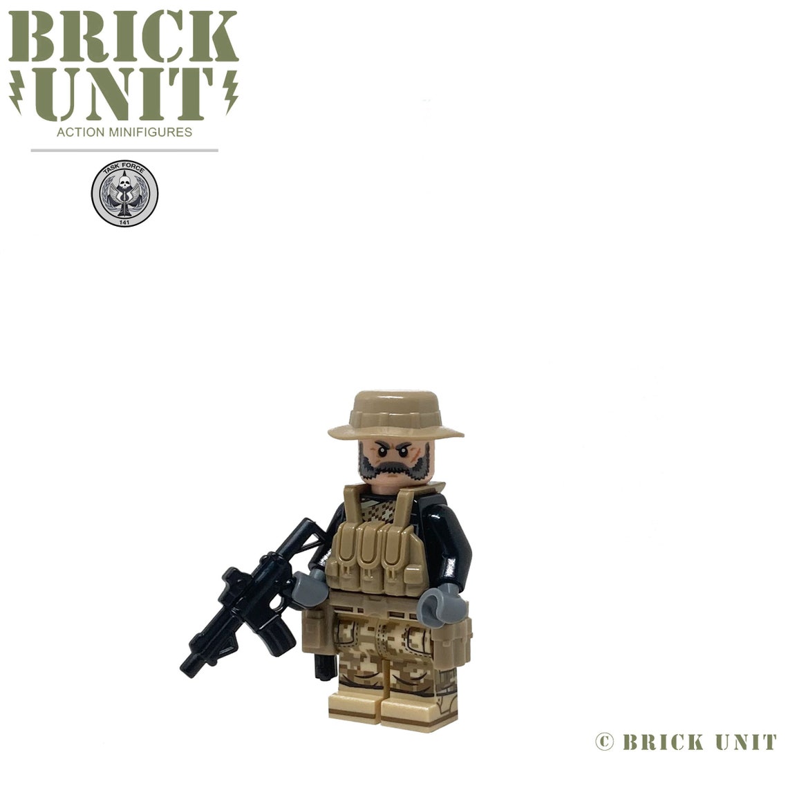 Custom LEGO® Call of Duty Captain John Price Minifigure - Etsy