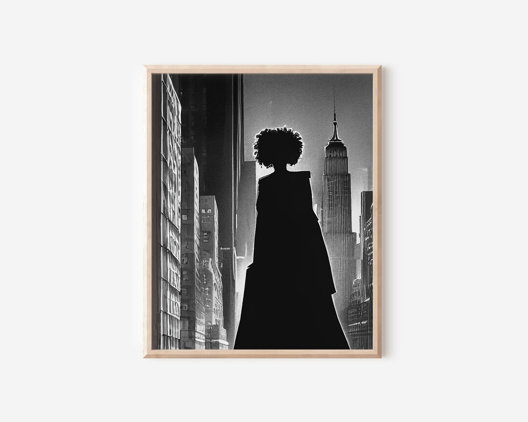 Printable Black and White Woman Print, Abstract Woman Illustration ...