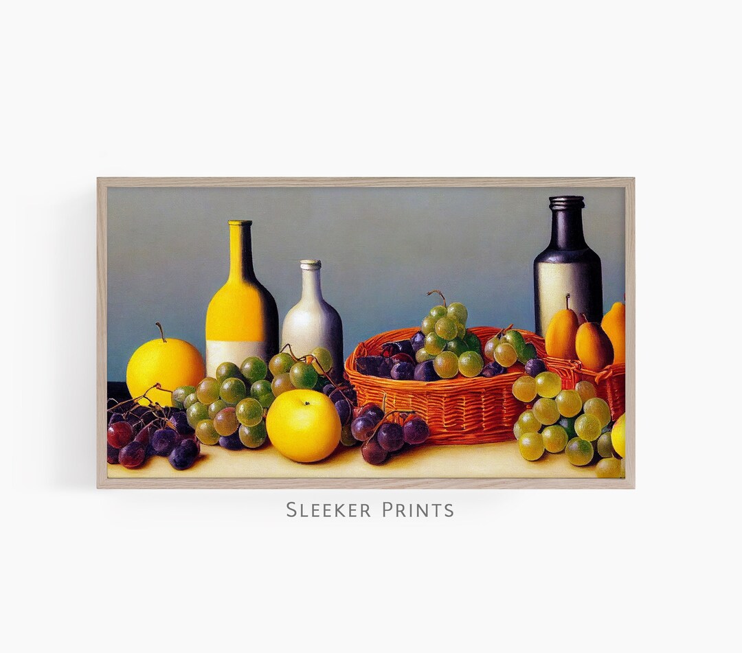 Kitchen Still Life Painting for Frame Tv Art, Frame Tv Art Still Life ...