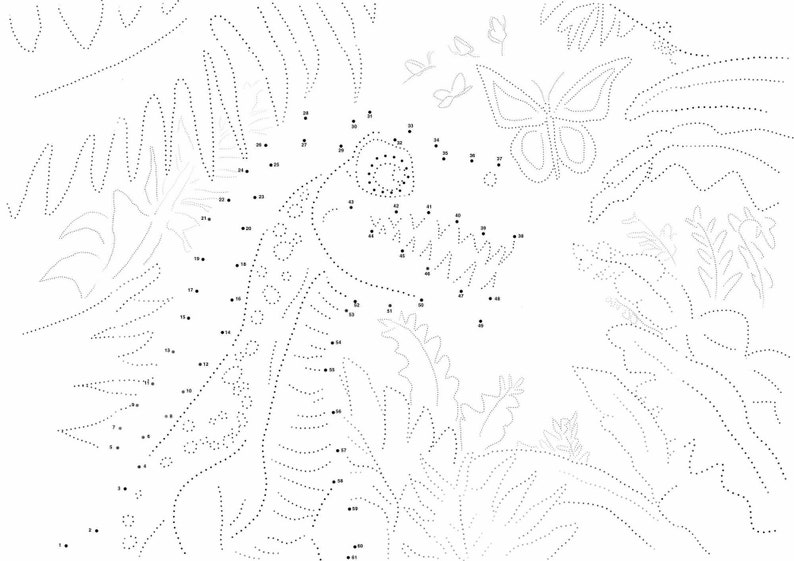 Connect the Dots Dinosaurs, Color and Connect, No Numbers Connect ...