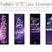 BTS Galaxy Lyric Bookmarks, Printable, Digital Download PDF - Etsy