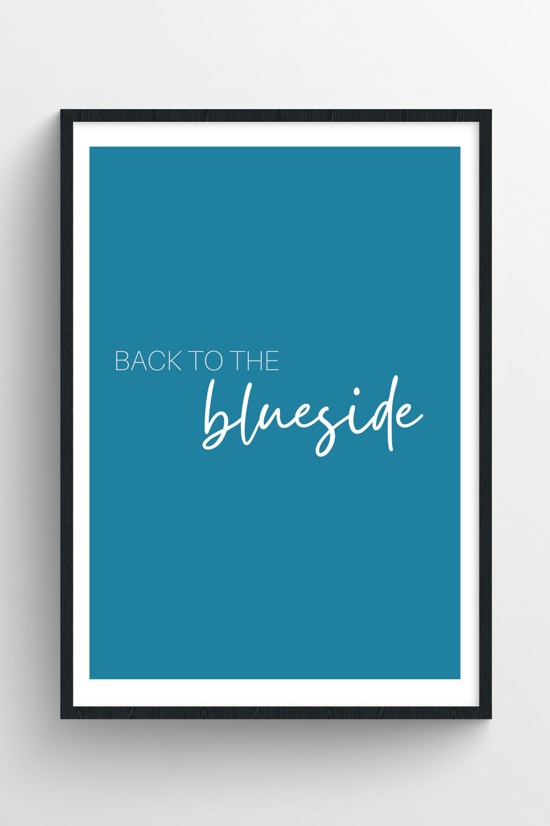 BTS J-hope Blue Side Printable Art, Poster, Wall Art, Digital Download ...