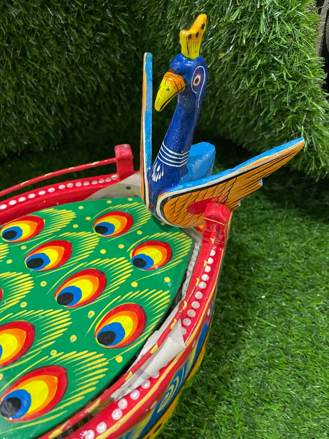 Wooden Boat for Laddu Gopal / Home Decor / Temple Decor / Krishna Leela ...