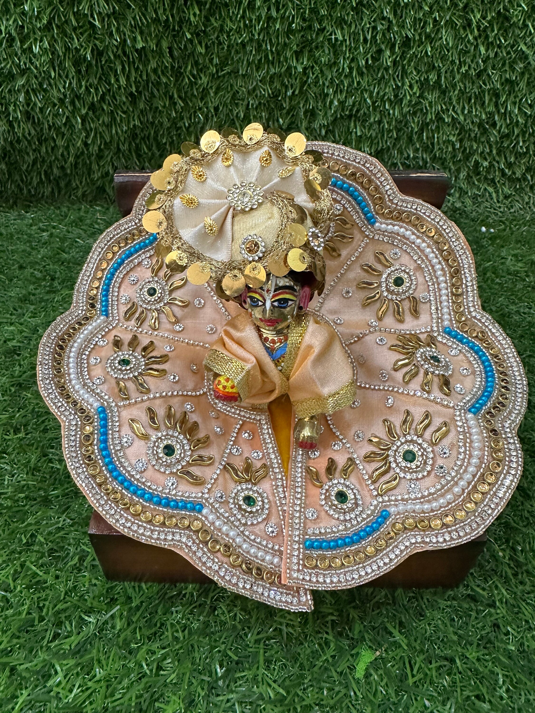 Very Beautiful Heavy Work Krishna Dress / Available for Size 0,1,2,3,4 ...
