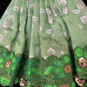 Radha Krishna Dress / Lace Border on Printed Cotton Fabric / Available ...