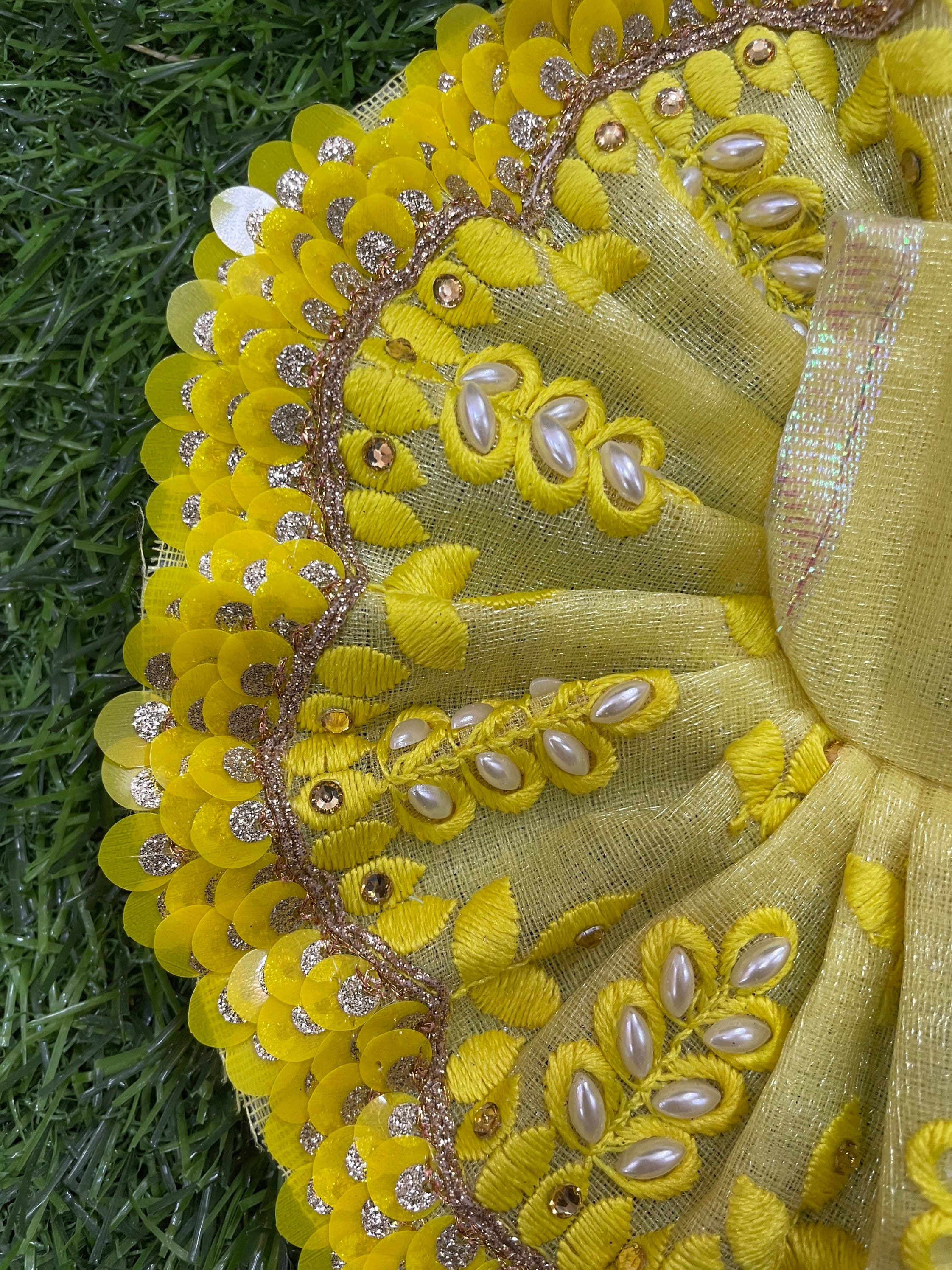 Beautiful Laddu Gopal Poshak on Tissue Fabric / Available in - Etsy