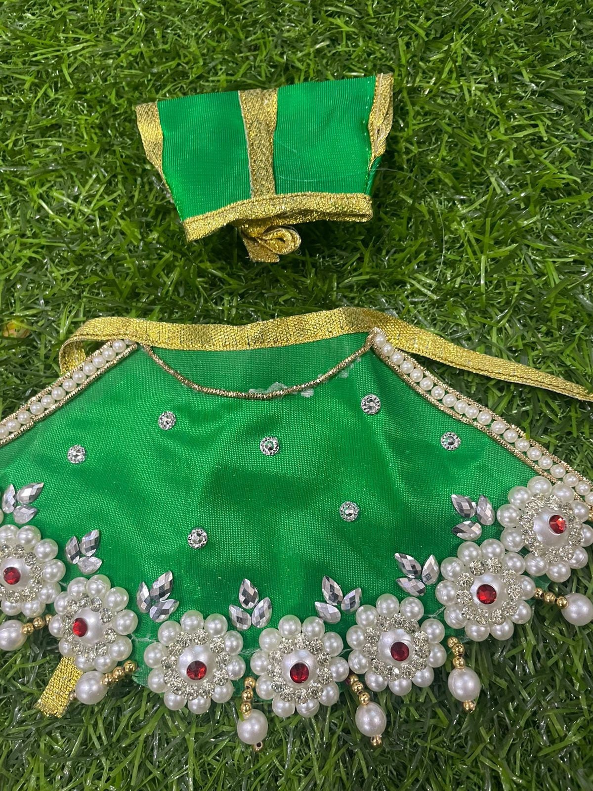 Beautiful Radha Krishna Dress in 5 Colours / Pearl and Stone Work ...