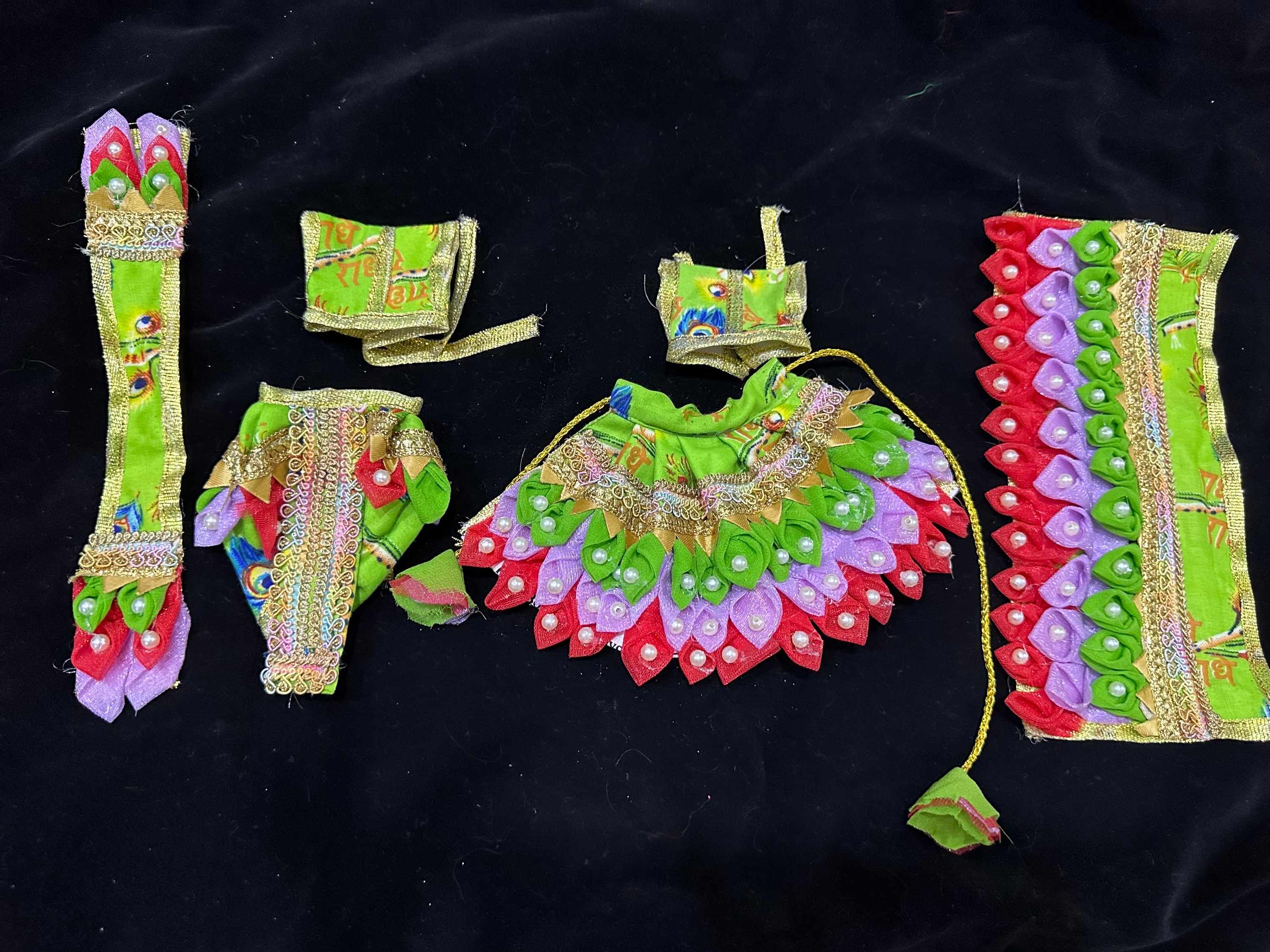 Amazing Radha Krishna Multicolour Dress / Available in Size 4 - Etsy