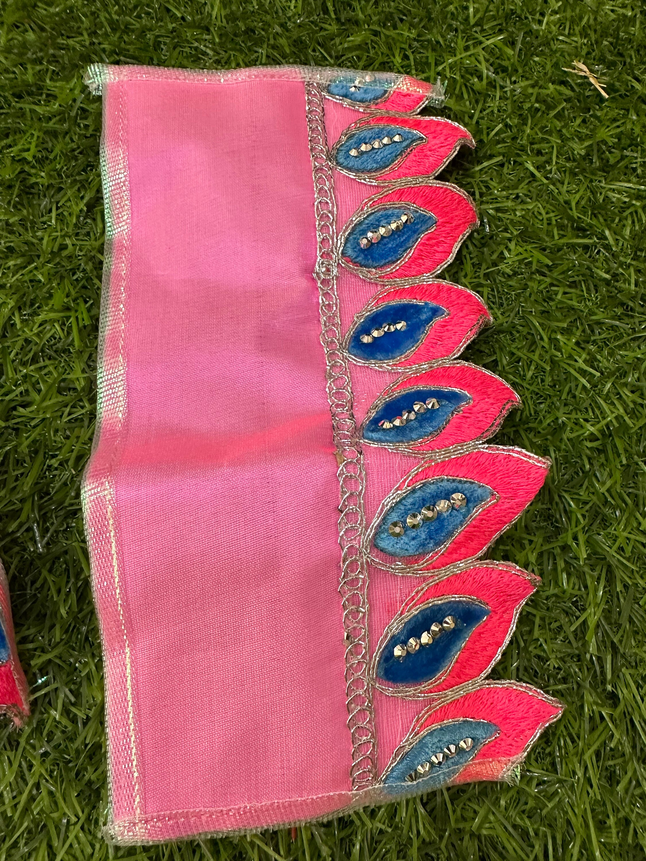 Radha Krishna Dress / Lace Border on Silk Fabric / Available - Etsy