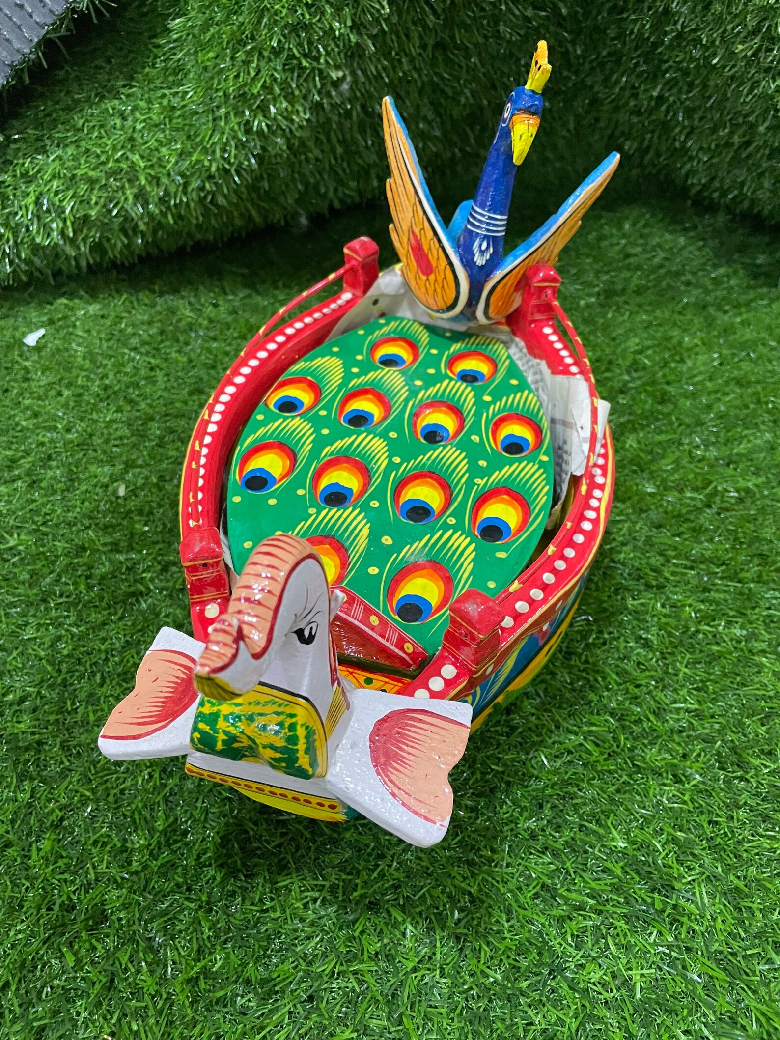 Wooden Boat for Laddu Gopal / Home Decor / Temple Decor / Krishna Leela ...