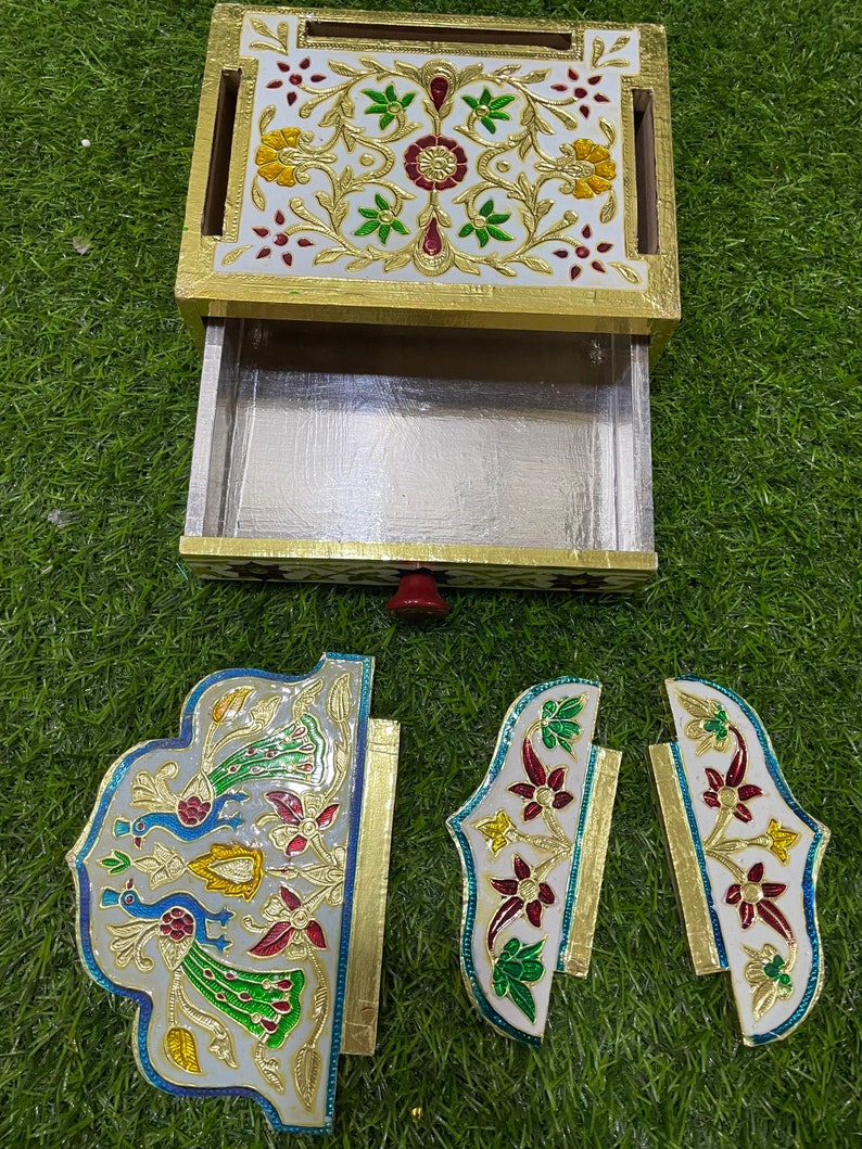 Laddu Gopal Singahasan With Minakari Work / Home Decor / Throne Sofa ...