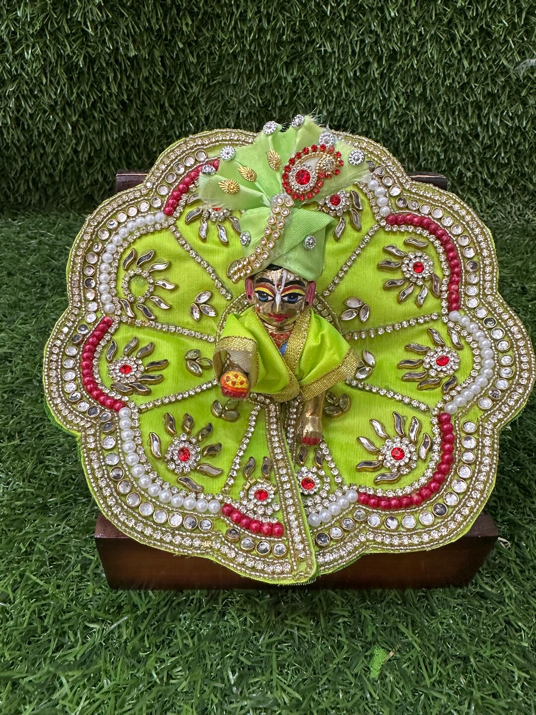 Very Beautiful Heavy Work Krishna Dress / Available for Size 0,1,2,3,4 ...