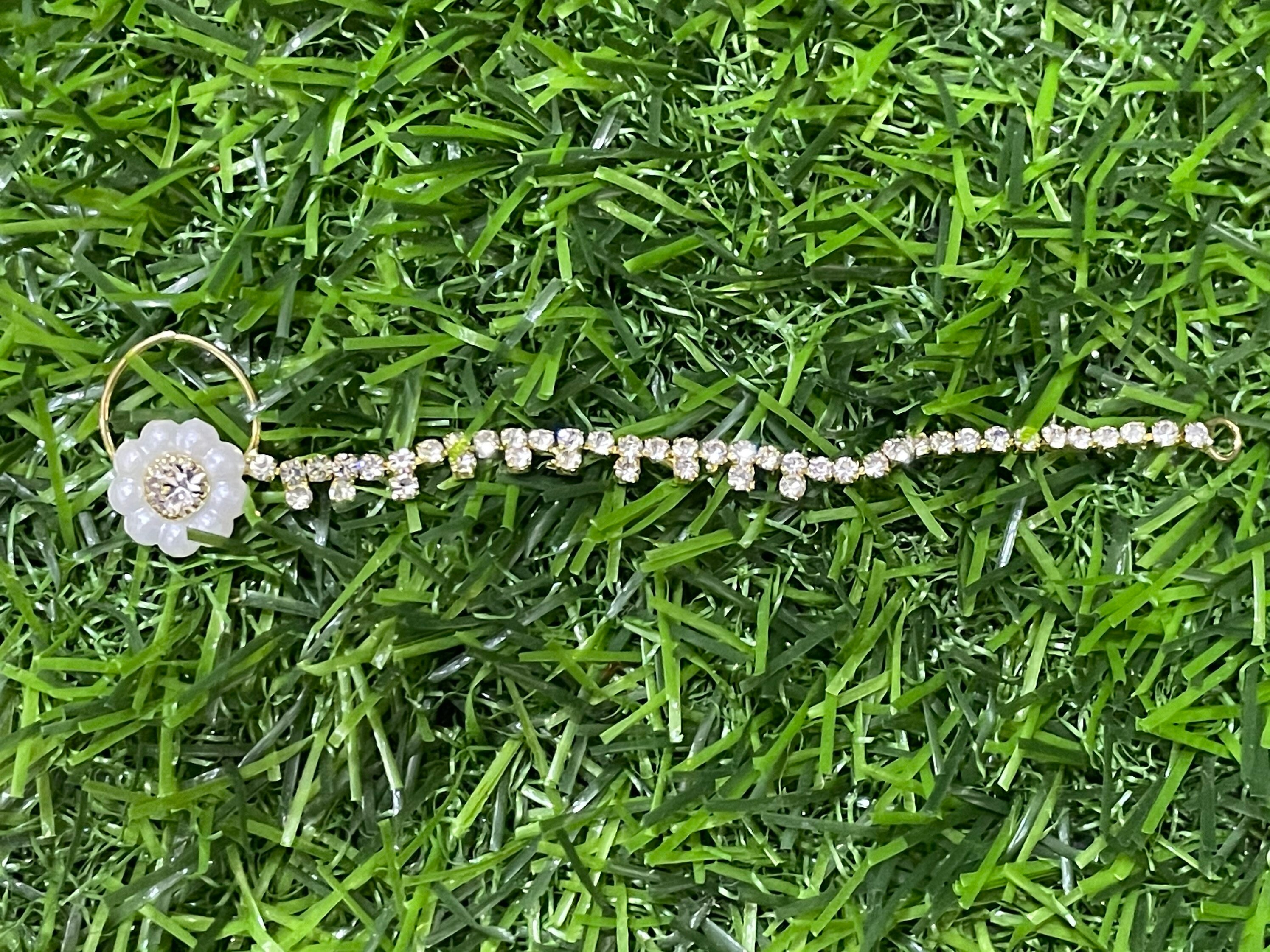 Stone Embellished Colorful Nose Ring / Radha Ji Nose Ring in - Etsy