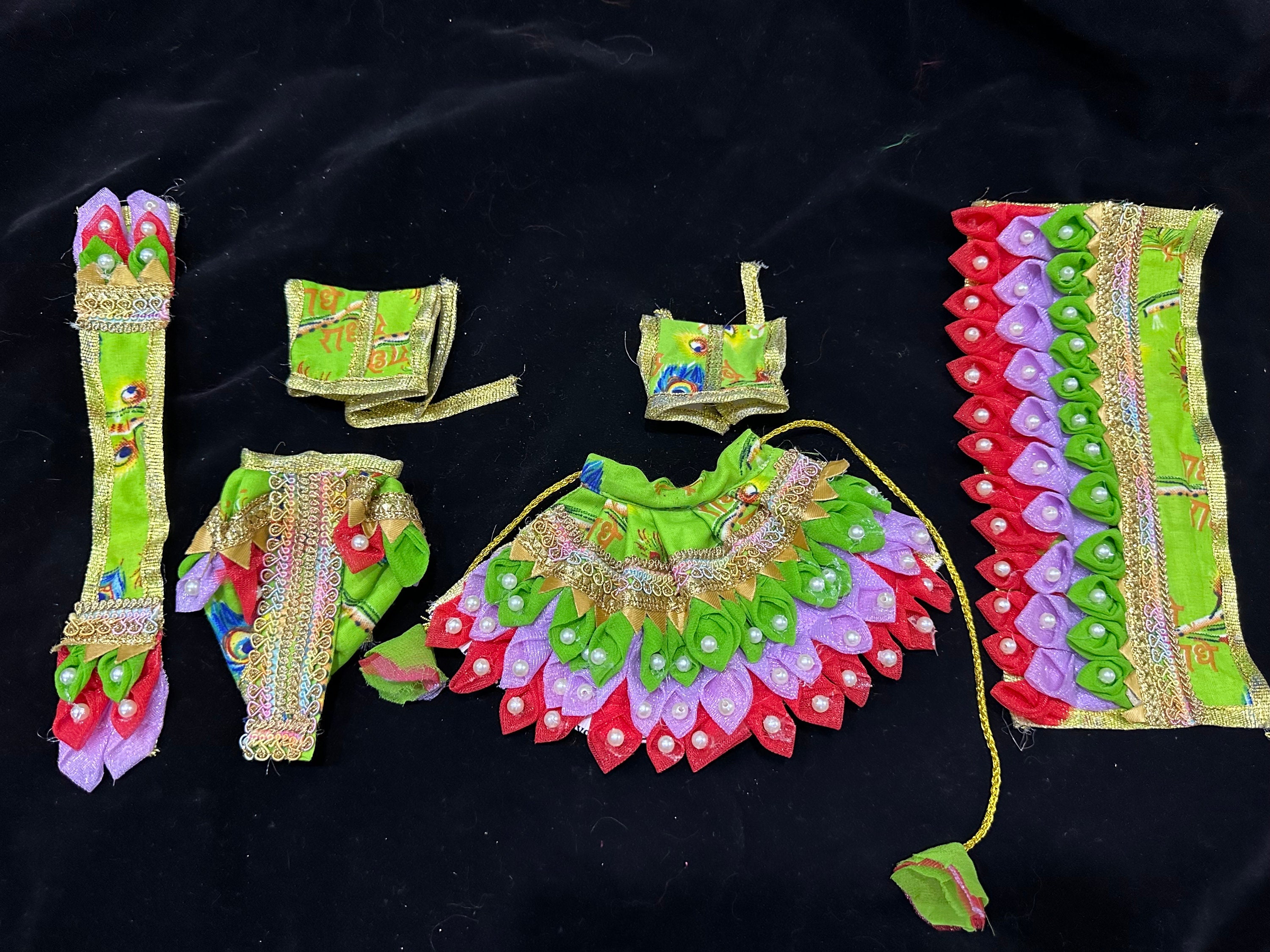 Amazing Radha Krishna Multicolour Dress / Available in Size 4 - Etsy